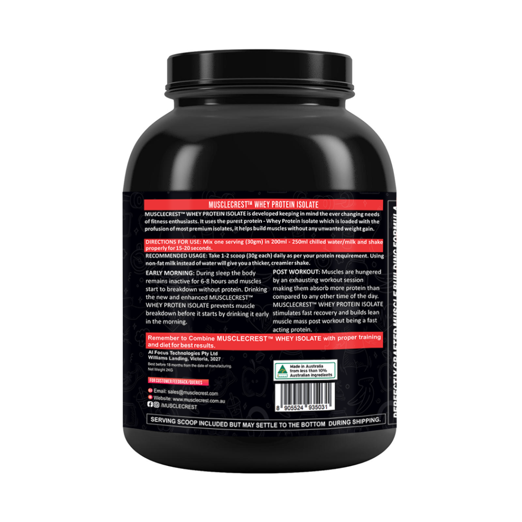WHEY PROTEIN ISOLATE – Musclecrest